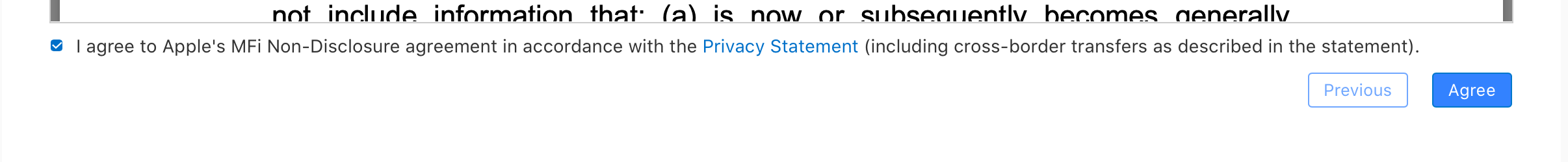 MFi Program Enrollment